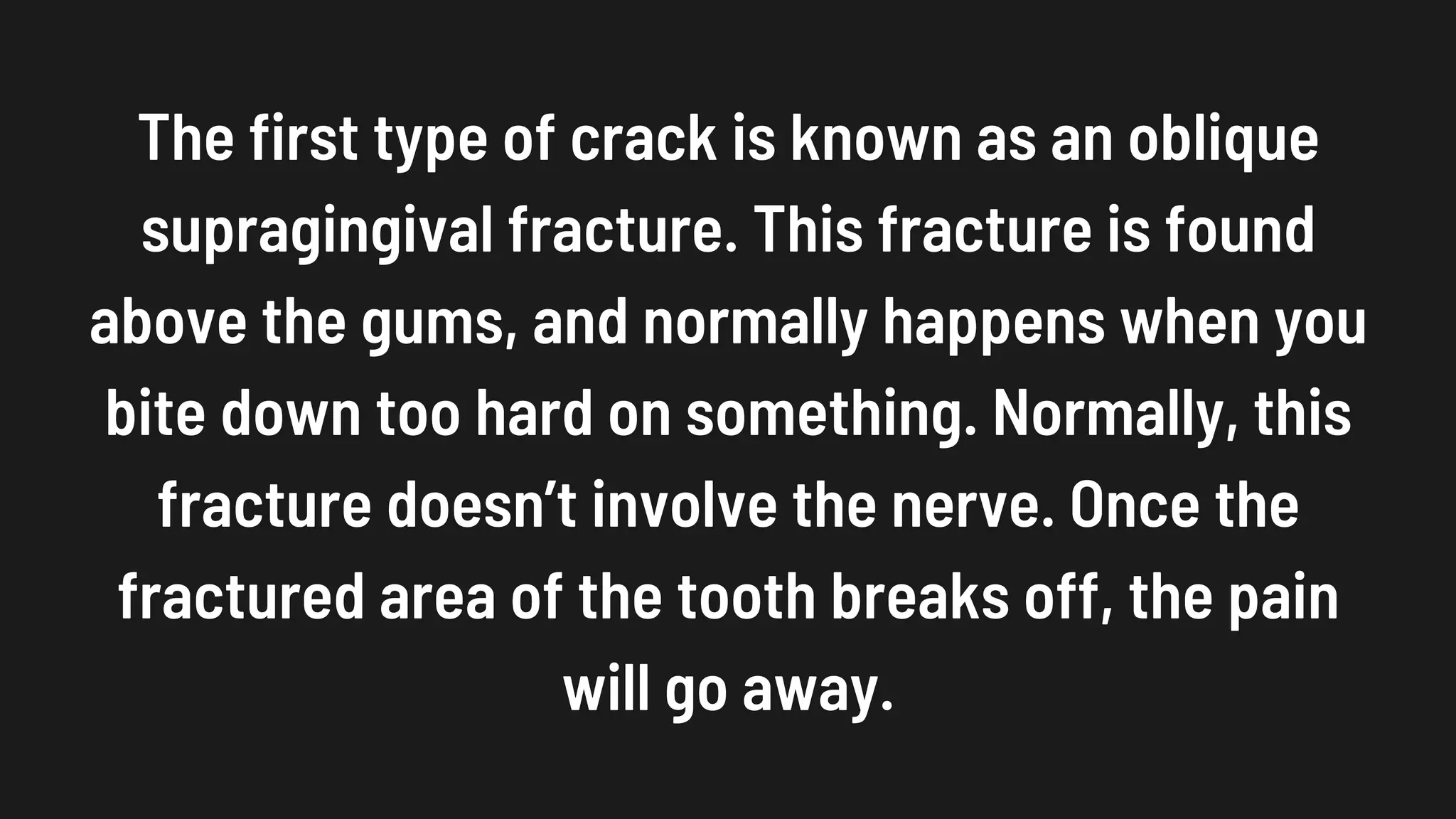 Types Of Dental Teeth Fractures | PDF