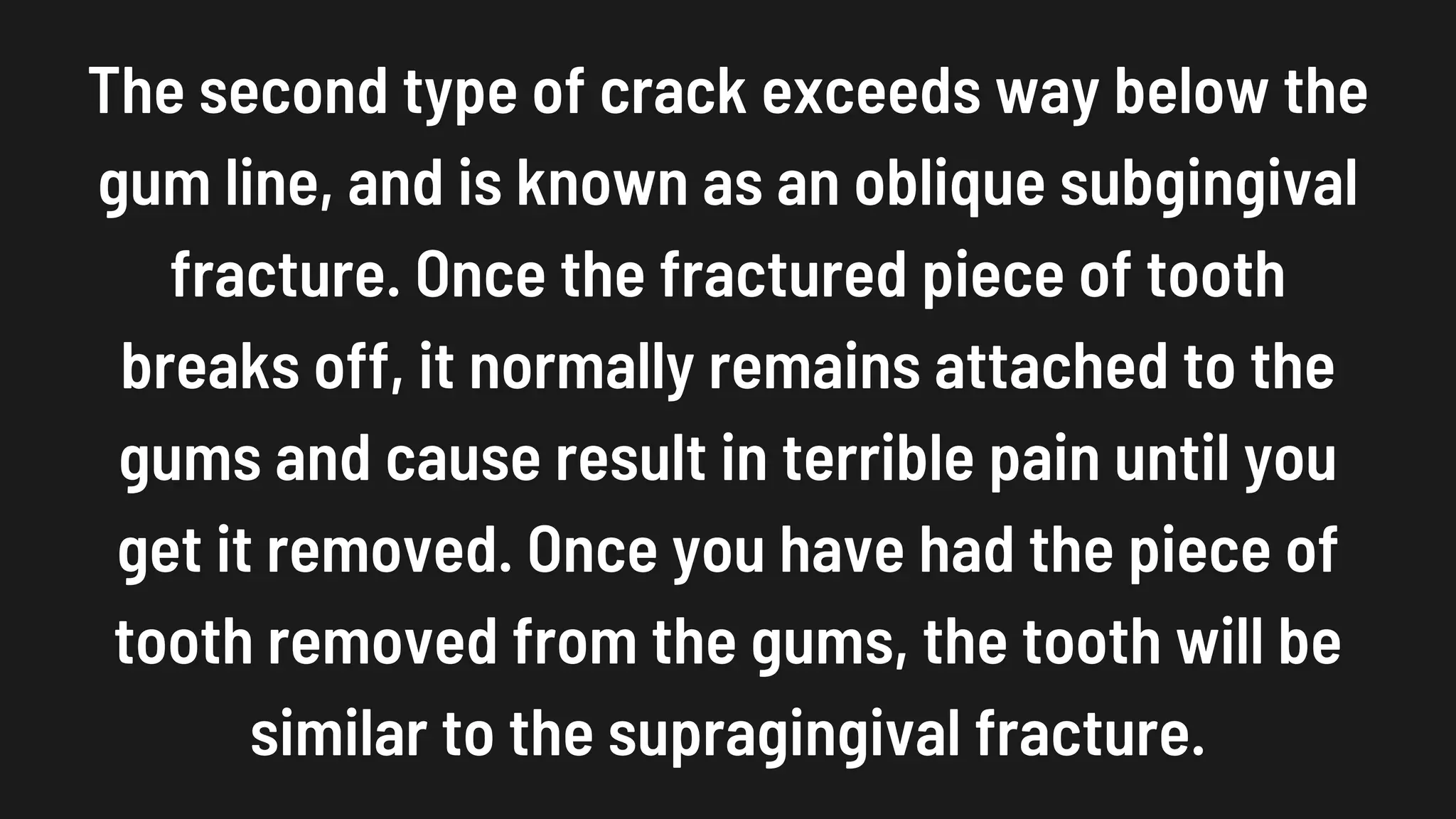 Types Of Dental Teeth Fractures | PDF