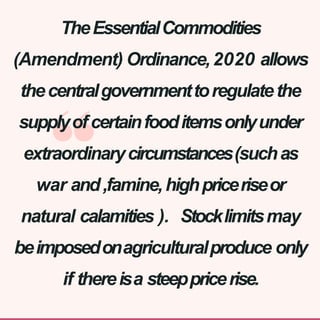 three farm laws | PPTX
