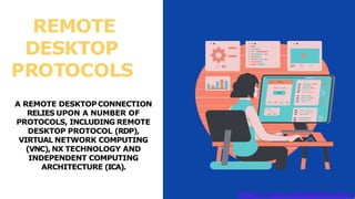 Benefits of Remote Desktop | PPTX | Desktops | Computing