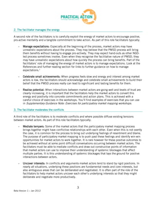 Facilitation Training Materials - Roles of the Facilitator handout | PDF