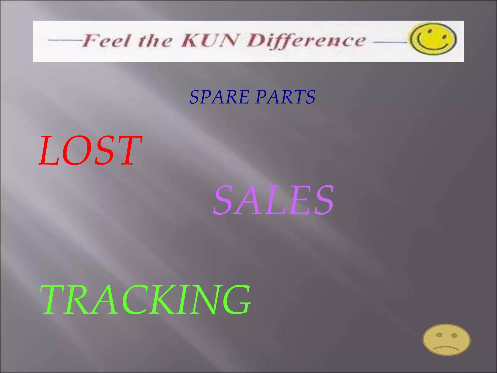 Parts lost sales analysis | PPT