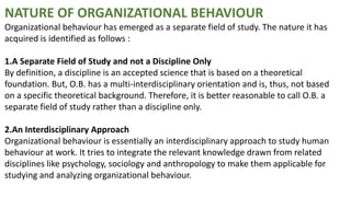 0-Concept and Nature of Organizational Behavior .pptx