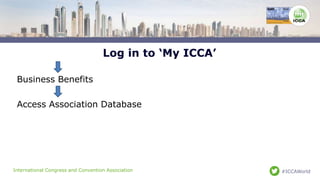 57th ICCA Congress | Database training | PPTX