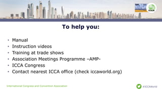 57th ICCA Congress | Database training | PPT