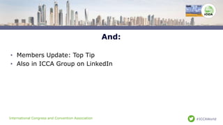 57th ICCA Congress | Database training | PPTX