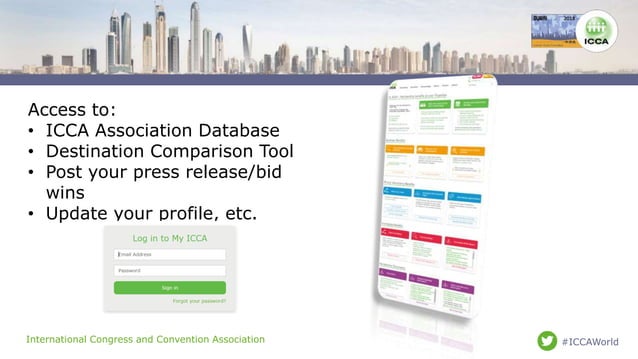 57th ICCA Congress | Database training | PPT