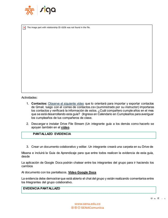 Guia correo misena ver 21-01-2021 | PDF