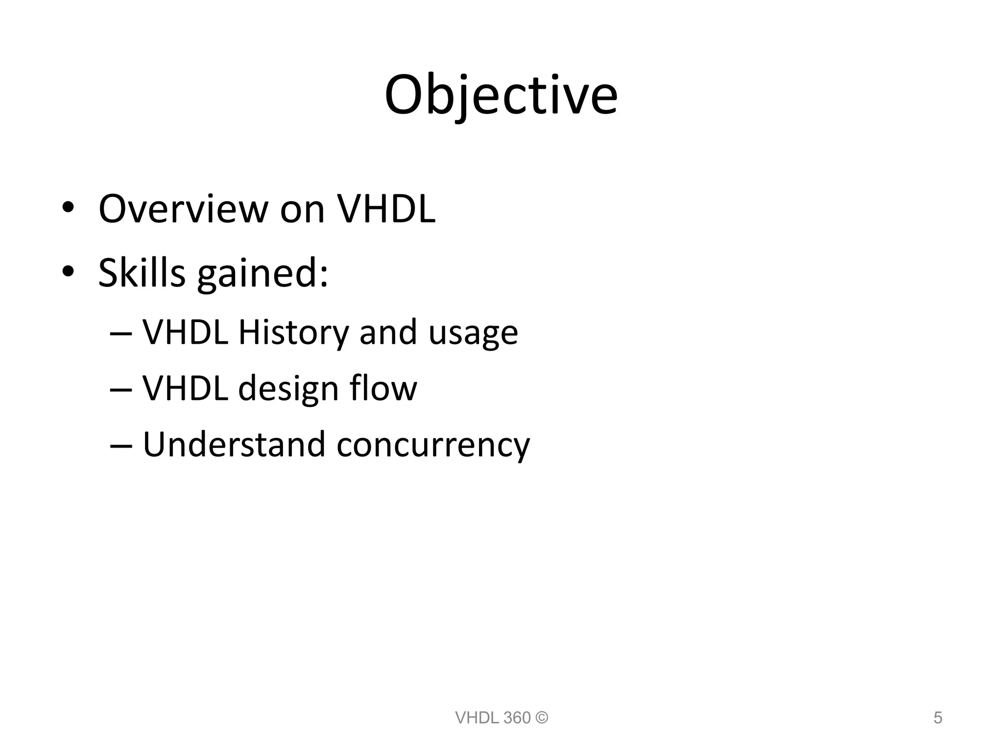 Introduction to VHDL | PPT