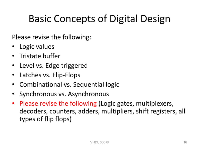 Introduction to VHDL | PPT