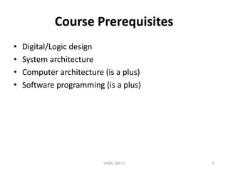Introduction to VHDL | PPT