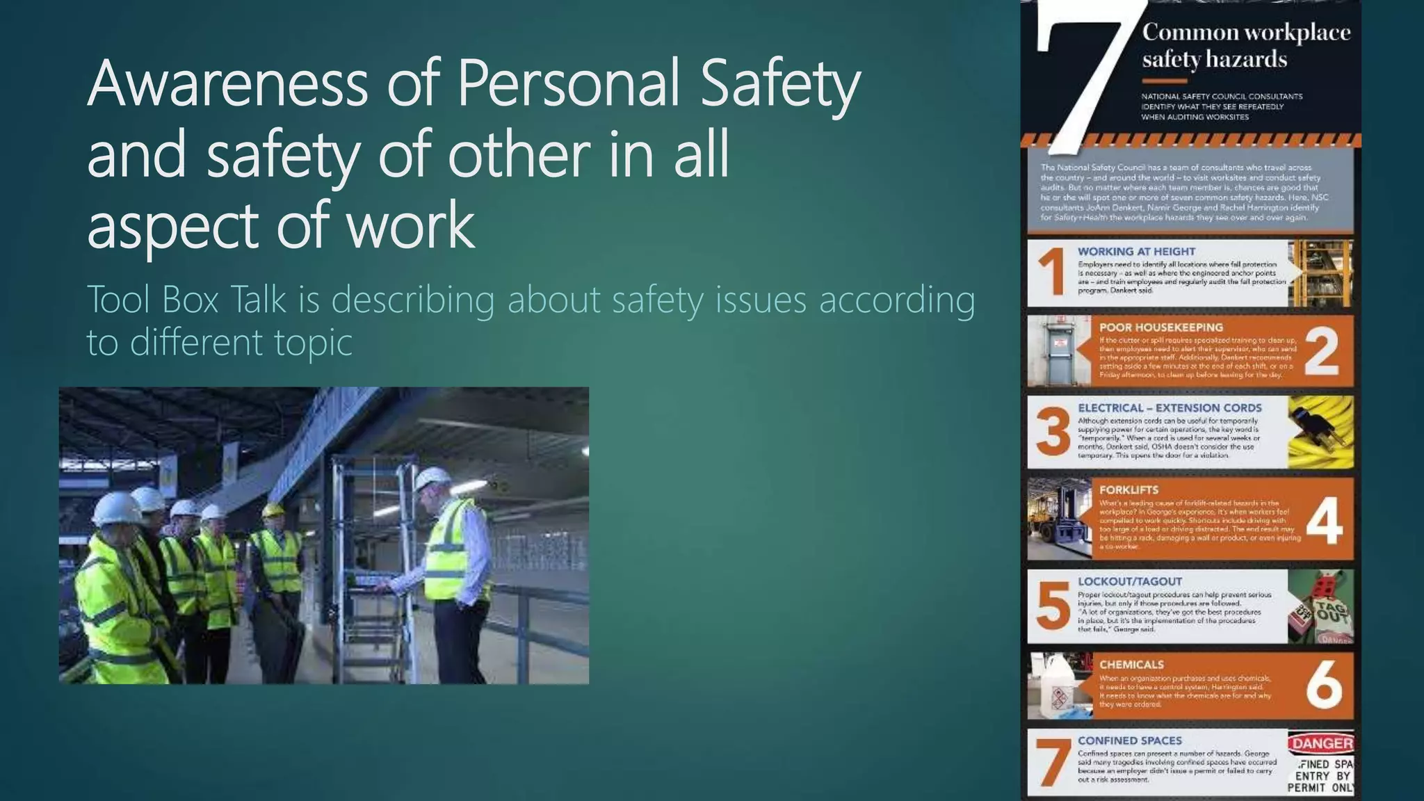 Observation of safety precaution | PPTX