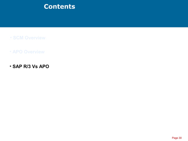 sap-apo overview | PPT