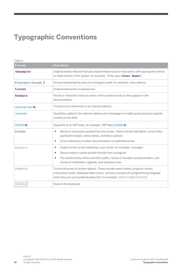 0 sap - conversion guide for sap s4 hana 1610 | PDF | Databases ...