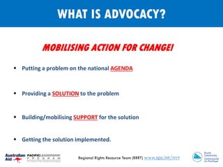 Advocacy & Lobbying: the Pacific Way | PDF | Politics