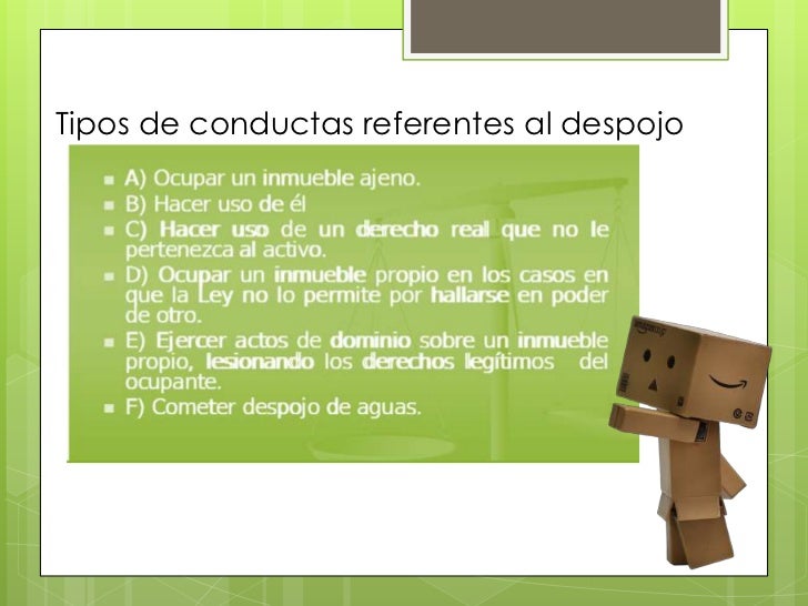 Despojo lo que sobra