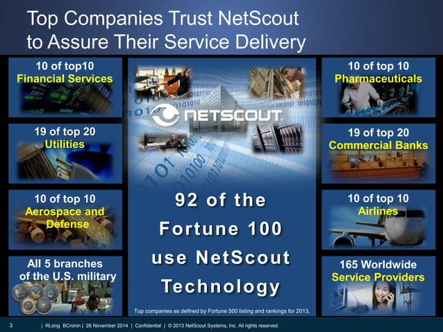 NetScout Systems corporate overview | PPTX | IT and Internet Support ...