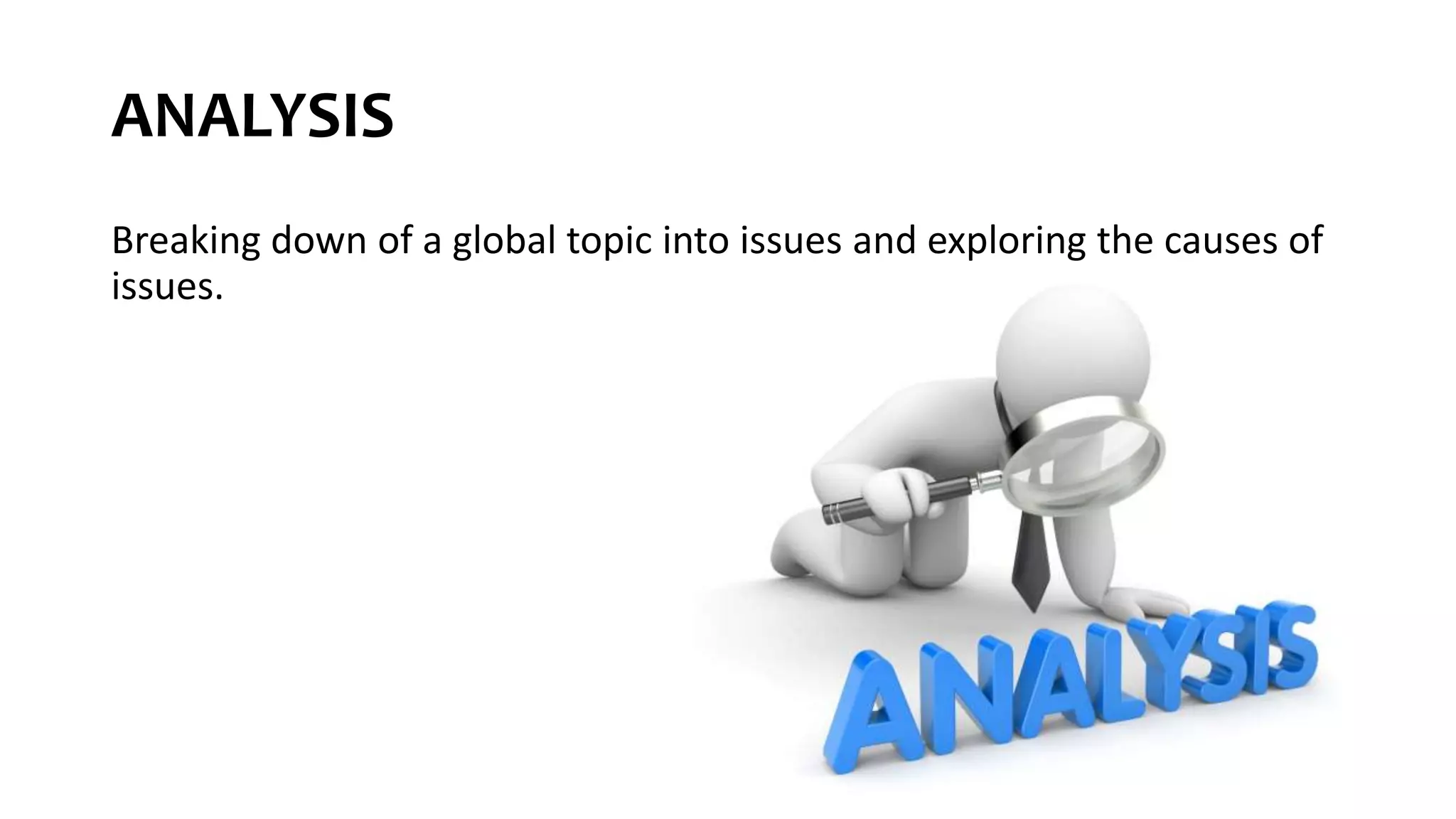 GLOBAL PERSPECTIVE CAMBRIDGE IGCSE: KEY TERMS | PPTX