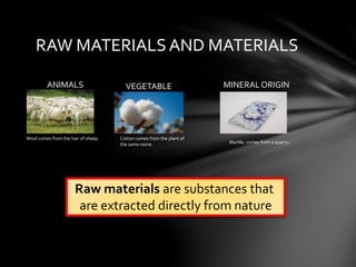 Materials, Wood and Metals | PPTX