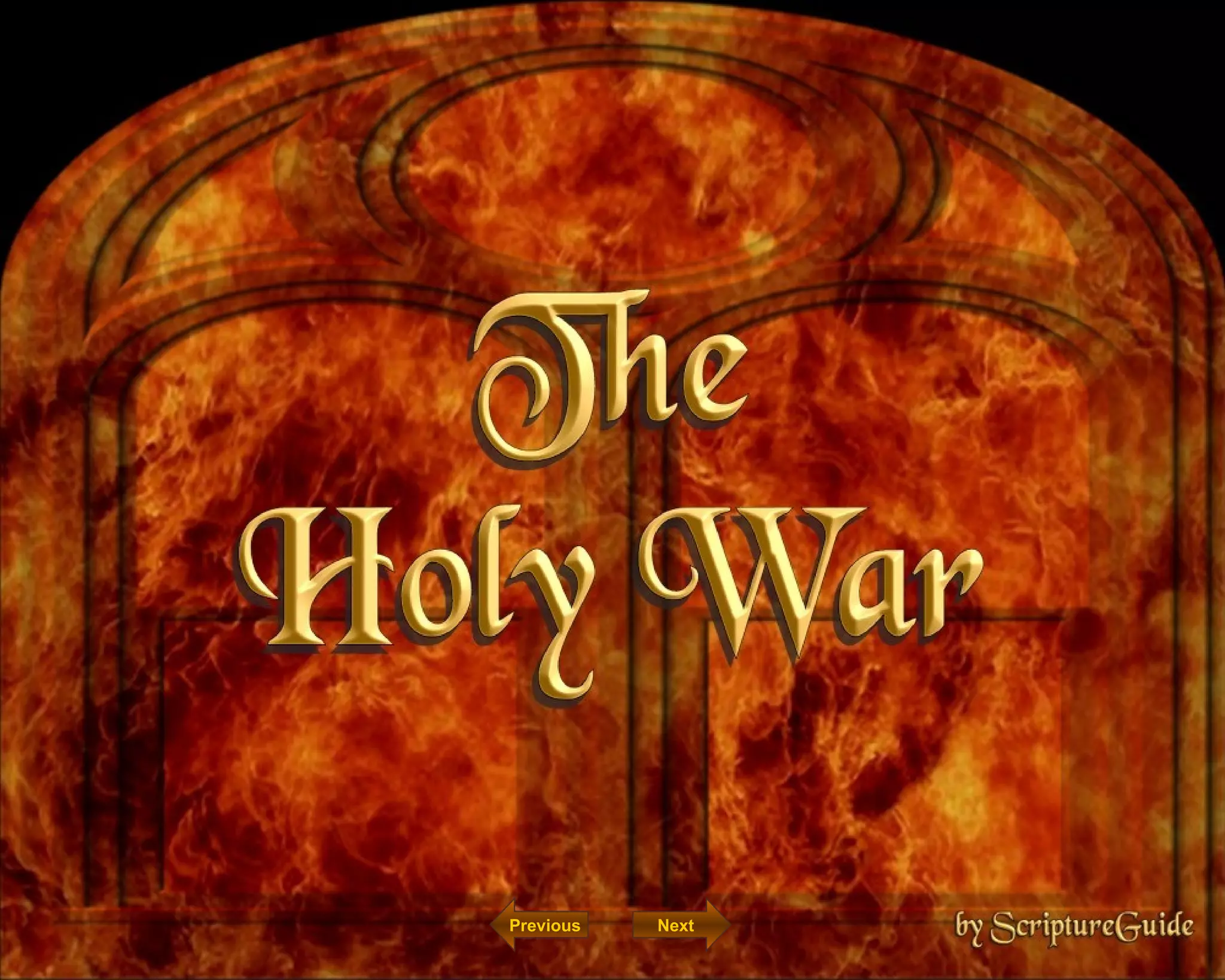 The Holy War - Preface | PPT