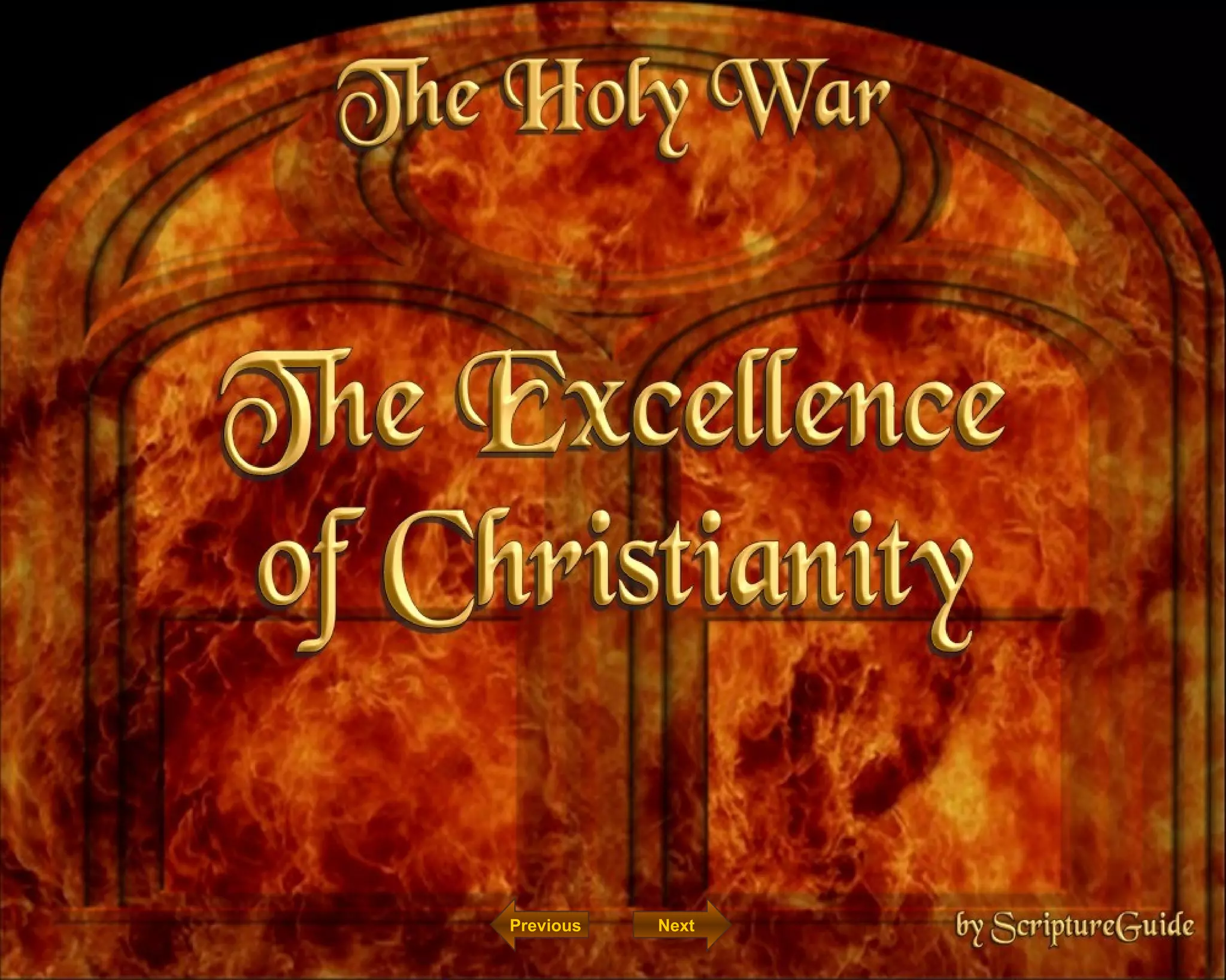 The Holy War - Preface | PPT
