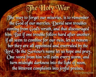 The Holy War - Preface | PPT