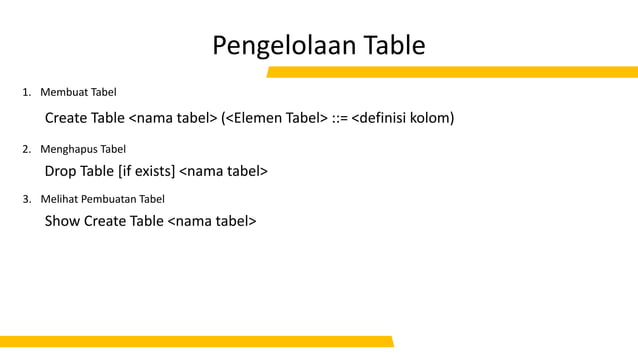 00. instalasi dan penggunaan mysql | PPT
