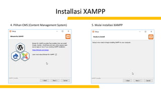 00. instalasi dan penggunaan mysql | PPT