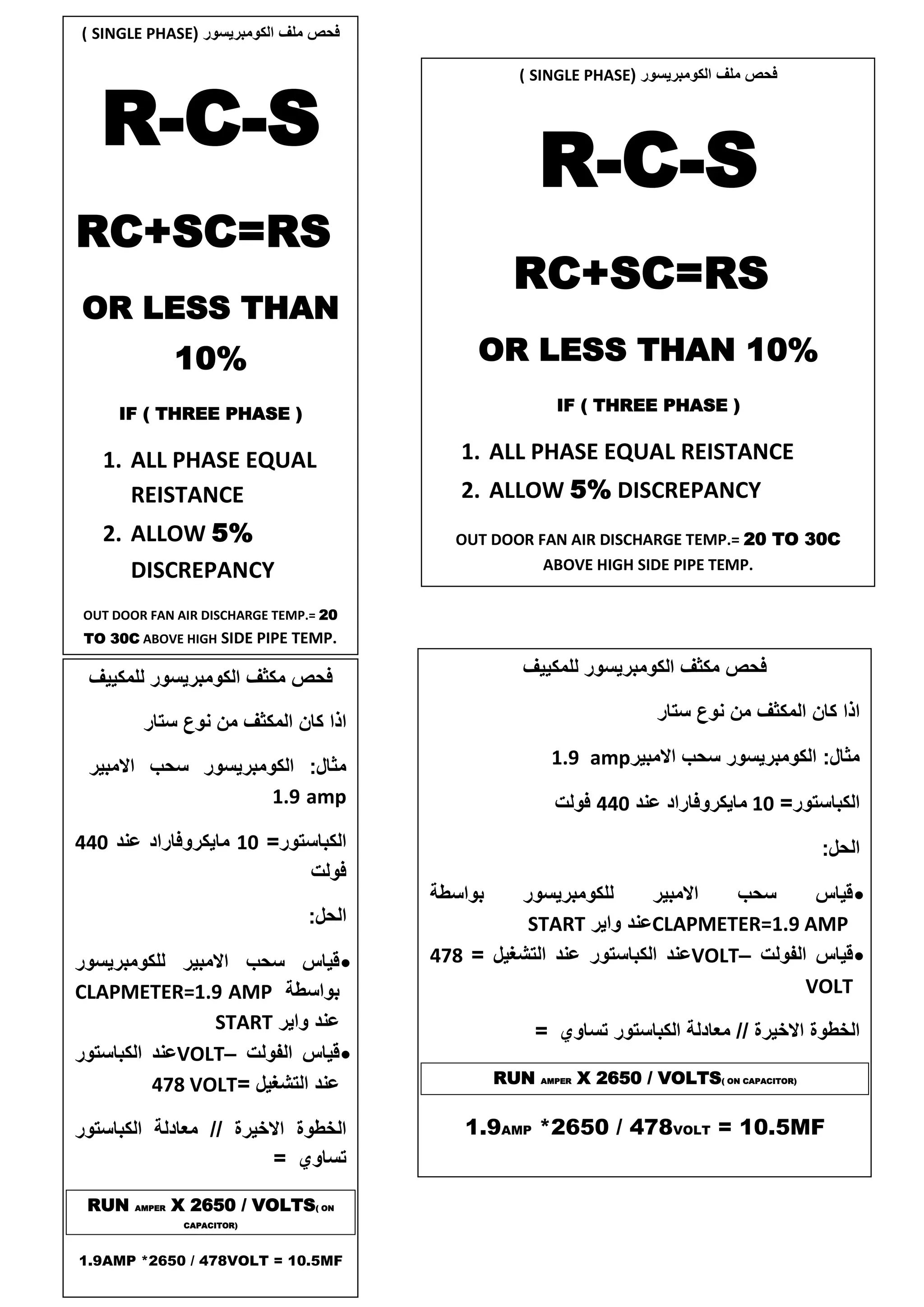 HVAC QUICK COMPRESSOR WINDING CHECK | PDF