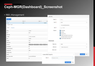 TechTalk02 - Ceph Cluster Monitoring & Dashboard Overview | PPT