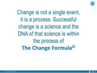 The Change Formula Portfolio | PPT