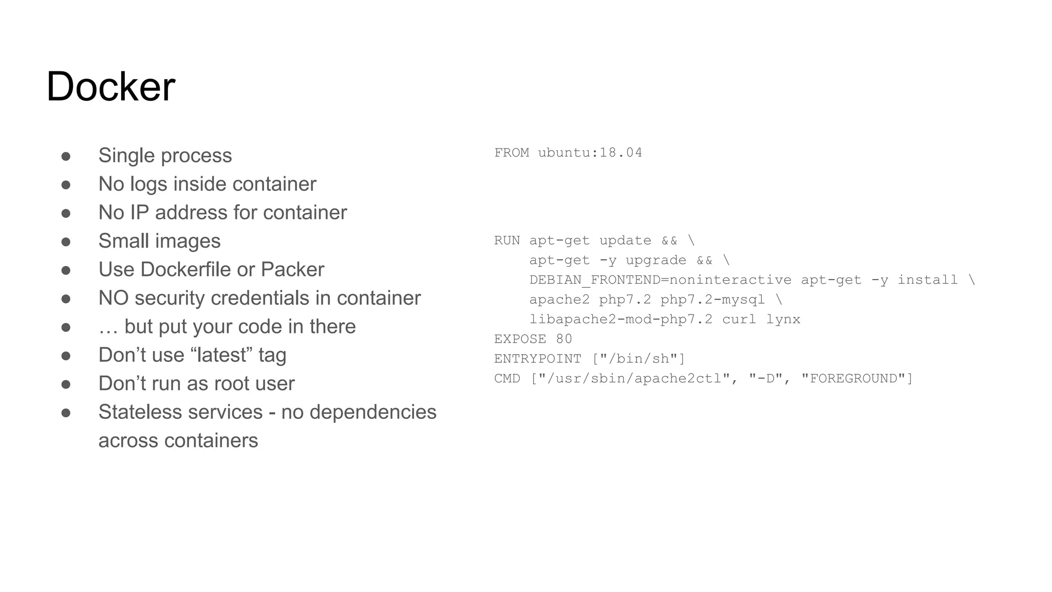Aws Devops Terraform Docker Hashicorp Vault Ppt