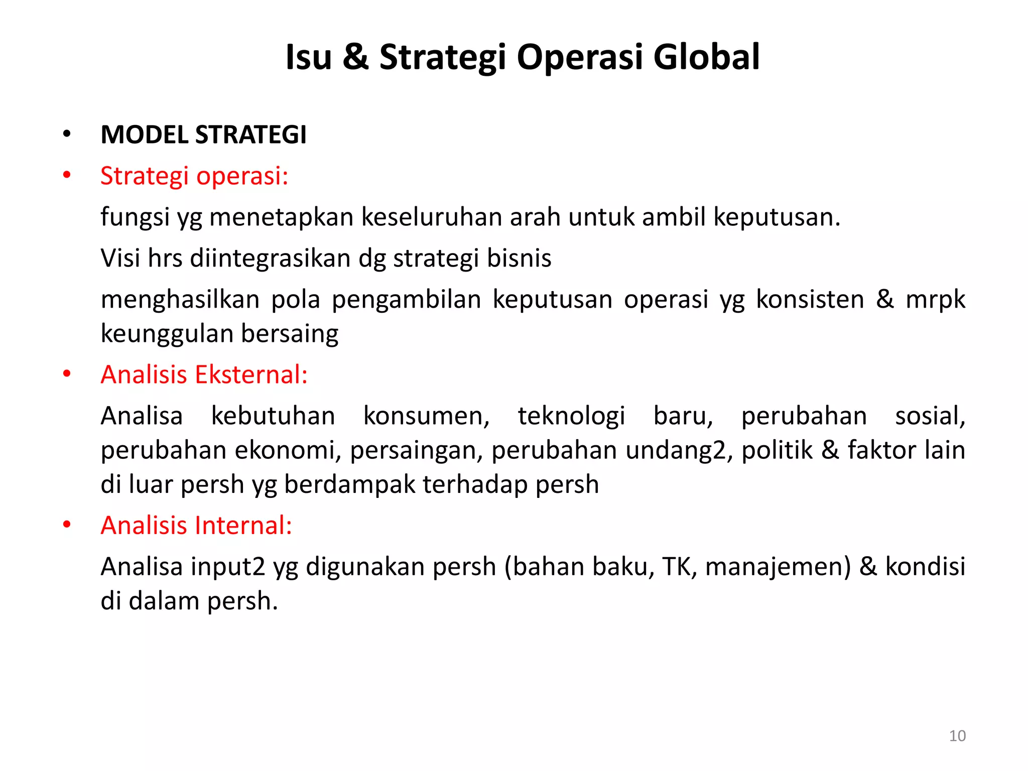 00 2. strategi operasi dalam lingkungan global | PPT