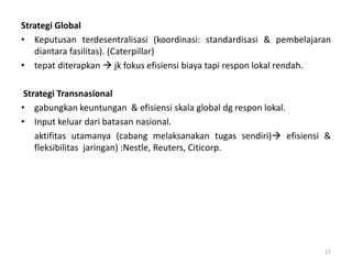 00 2. strategi operasi dalam lingkungan global | PPT