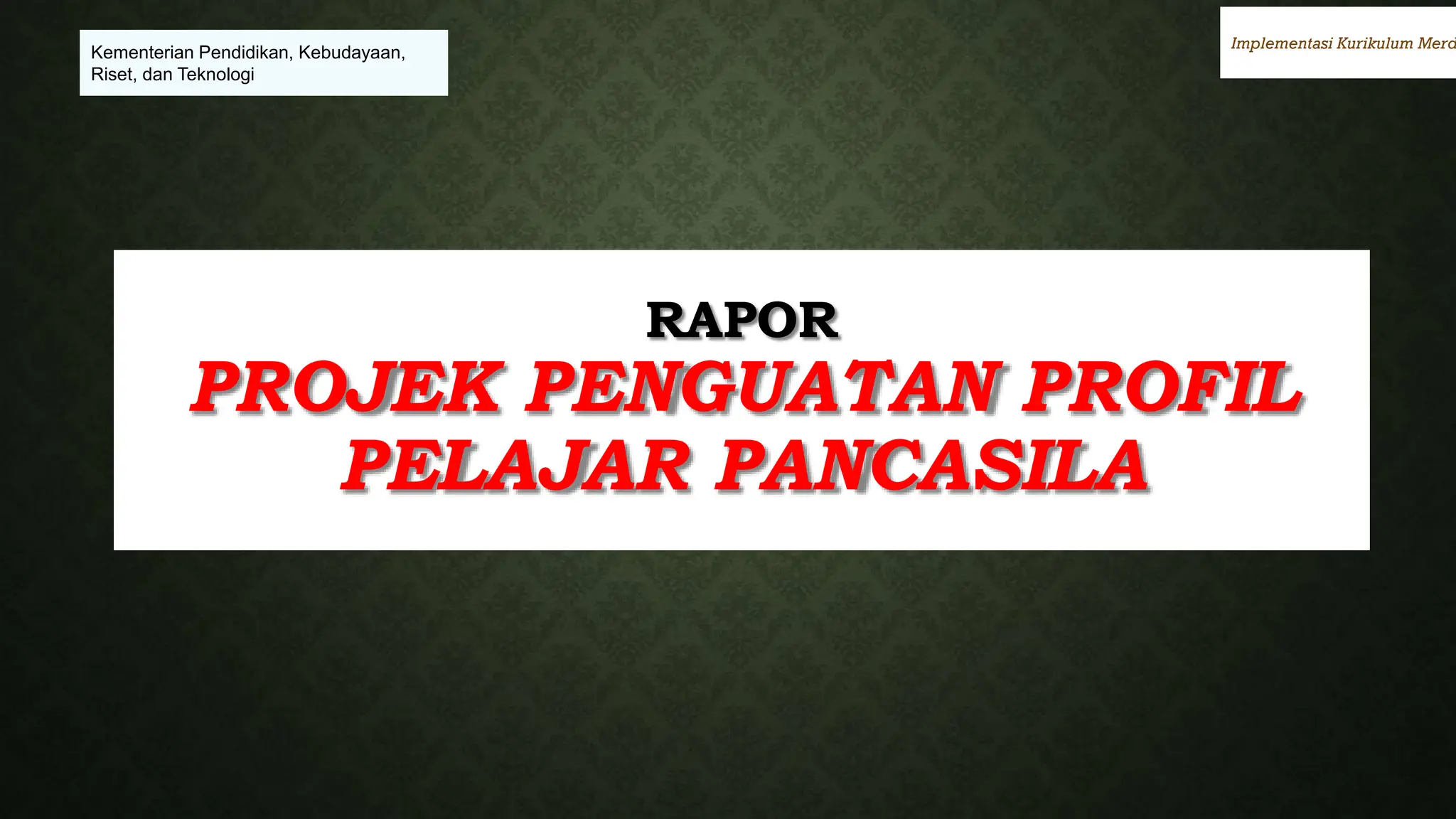 membuat rapor profil pelajar pancasila .pptx