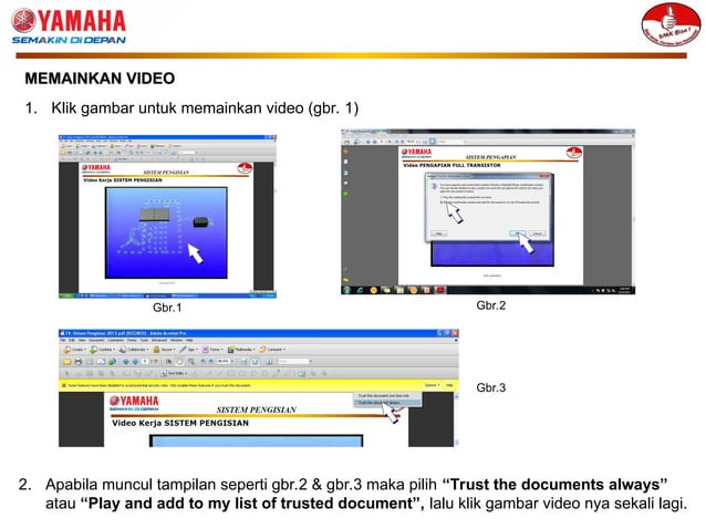 tutorial penggunaan modul yamaha pada sepeda motor | PPT