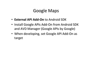 Android Location and Maps | PDF