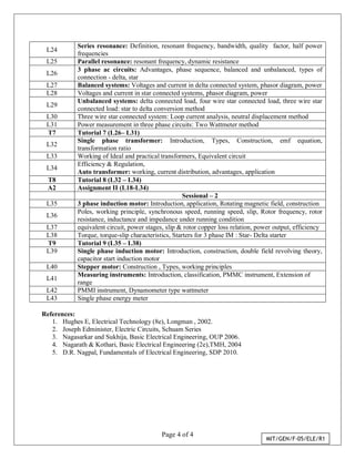 00 bet course plan aug 2013 | PDF