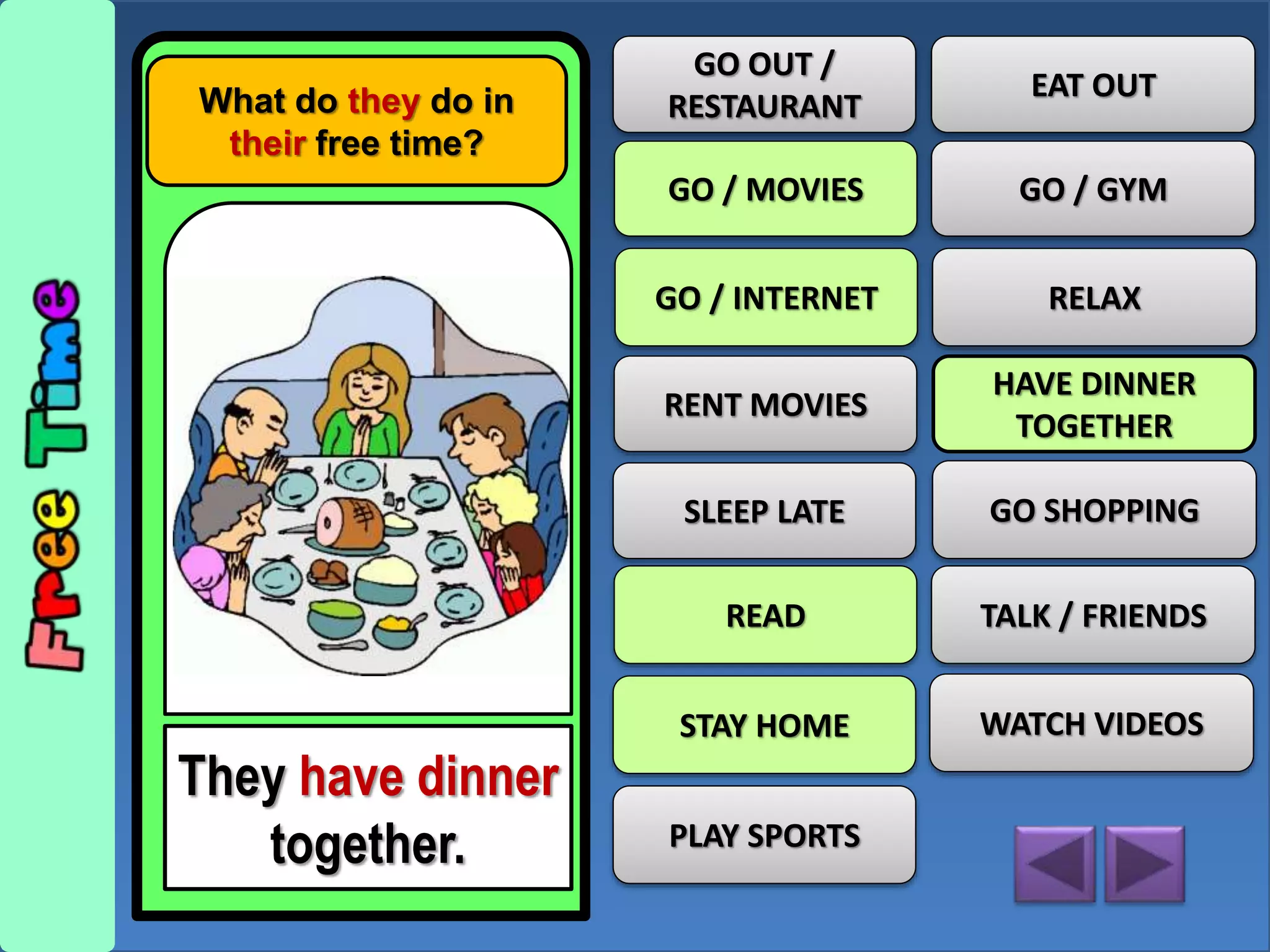 Free time activities - Simple Present | PPTX