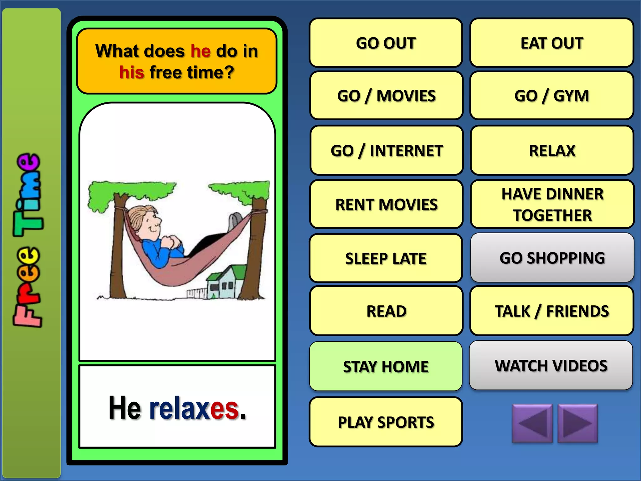Free time activities - Simple Present | PPTX