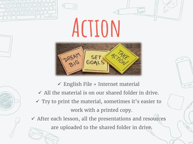 English first class interview - Setting goals | PPT