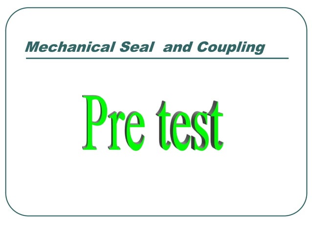 introduction to the mechanical seal theory and classification and types ...