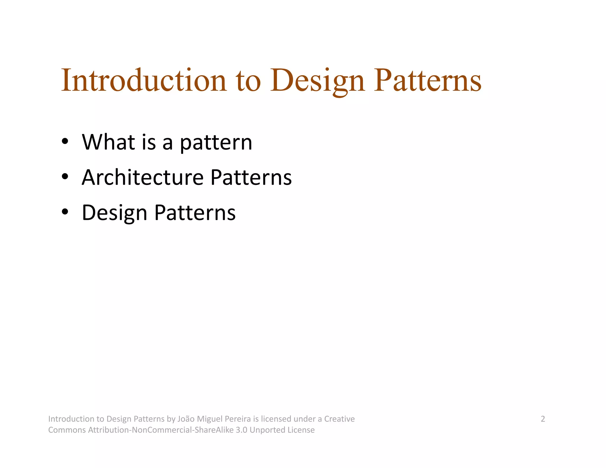 Introduction to Design Patterns | PDF