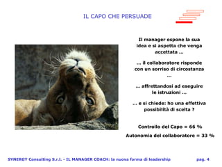 IL MANAGER COACH | PPTX