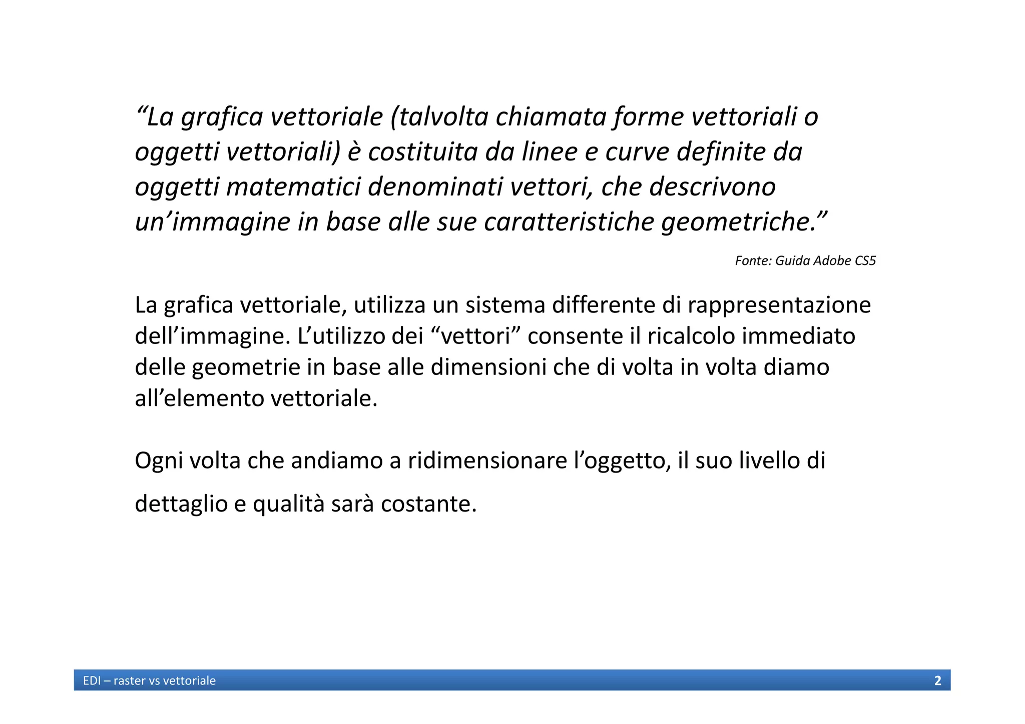 Raster vs Vettoriale | PDF