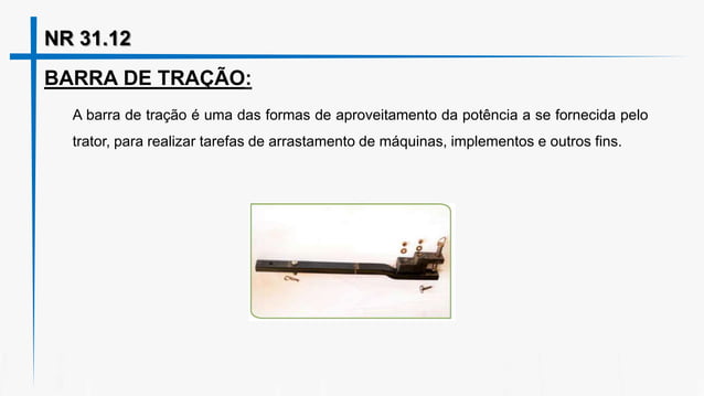 Nr 31.12 Segurança no Trabalho em Máquinas, Equipamentos e Implementos ...