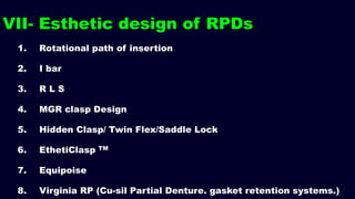 Other forms of removable partial denture | PPTX
