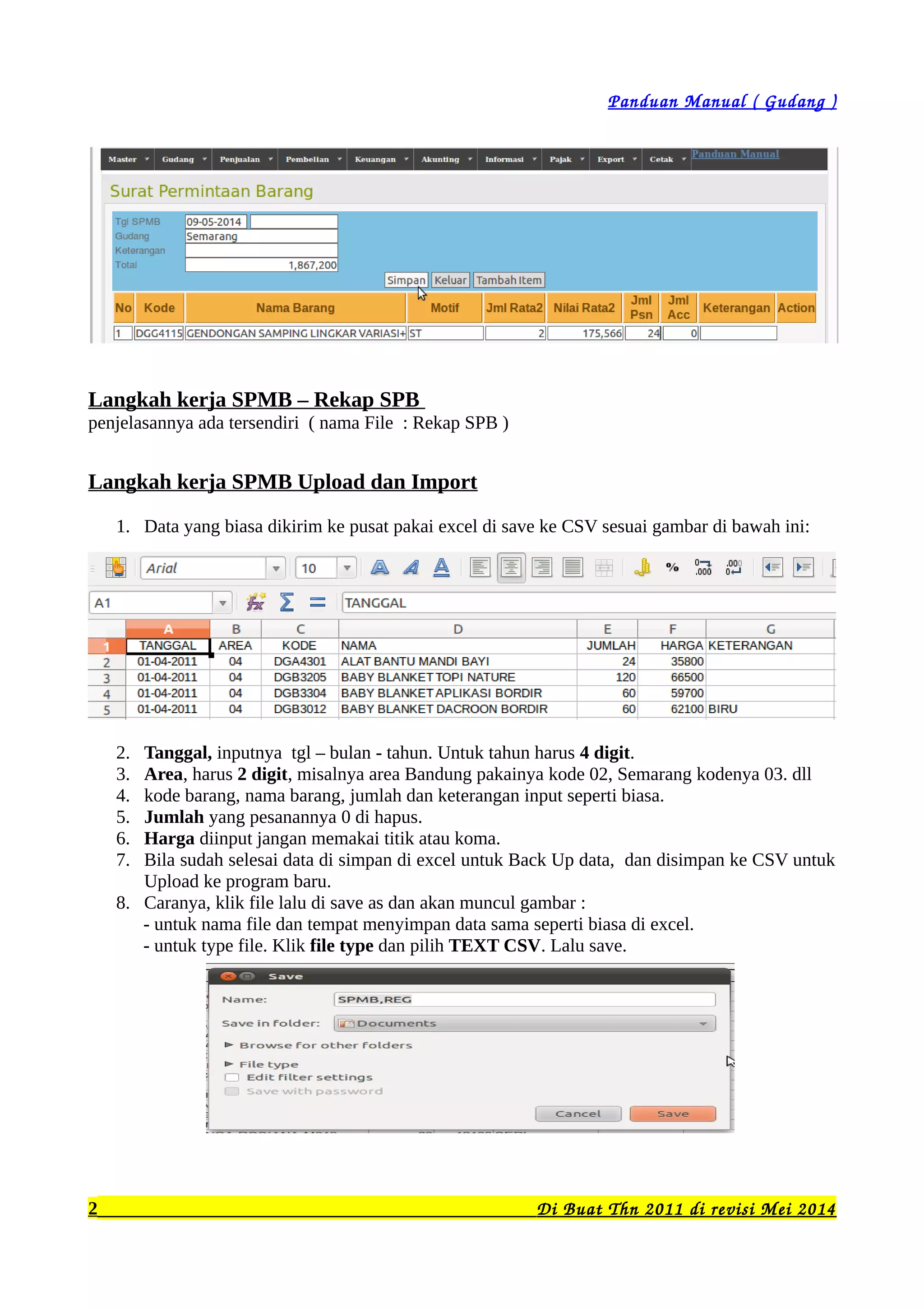 00 panduan pembuatan spmb | PDF