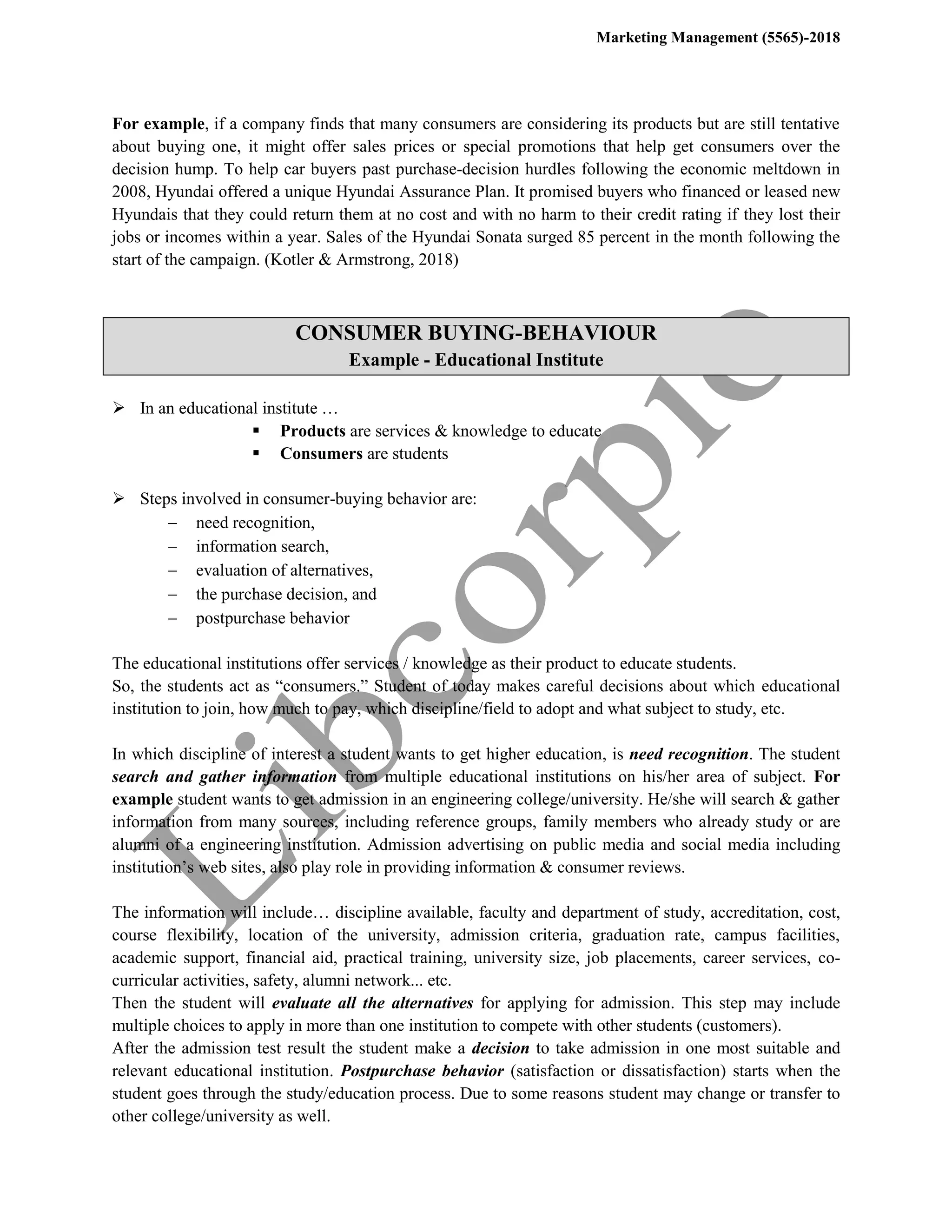 CONSUMER BUYING ‎BEHAVIOR | PDF