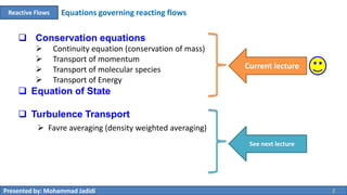 00 reactive flows - governing equations | PDF